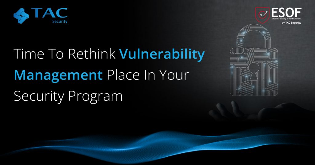 Time to rethink Vulnerability management place in your security program ...