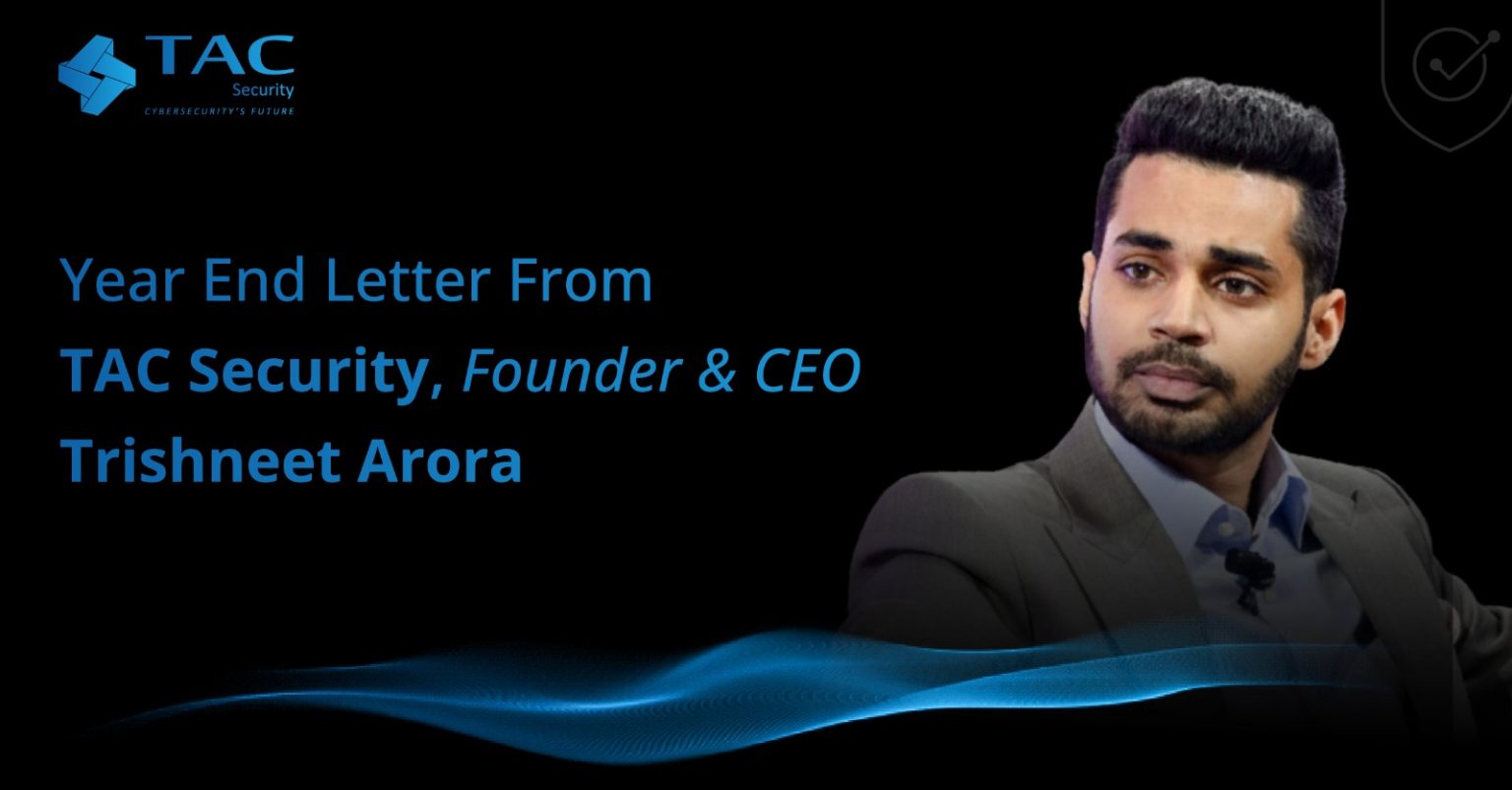 Year-End CEO Letter to Shareholders | TAC Security